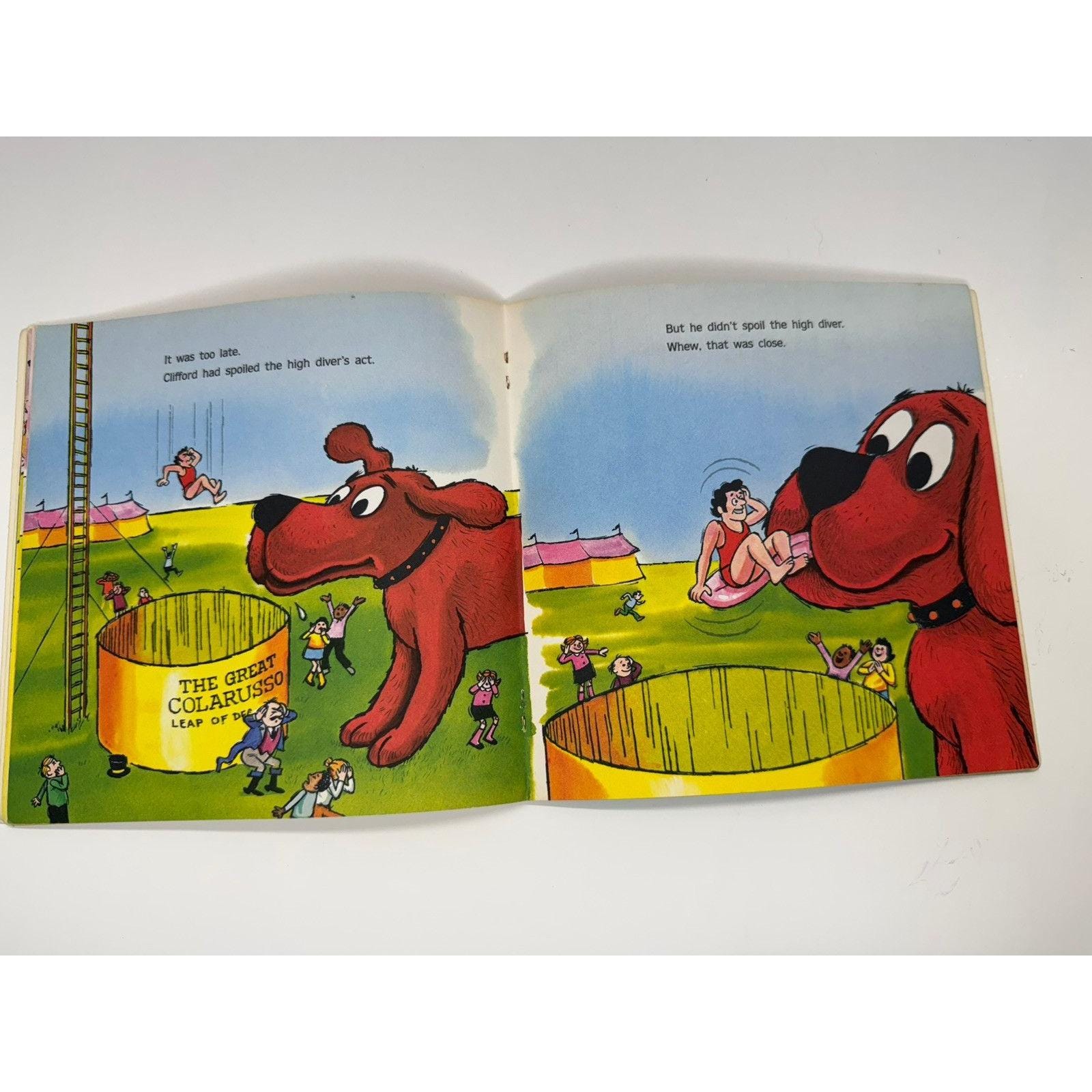 Vintage 1985 Scholastic Books Clifford at the Circus Norman Bridwell - Etsy