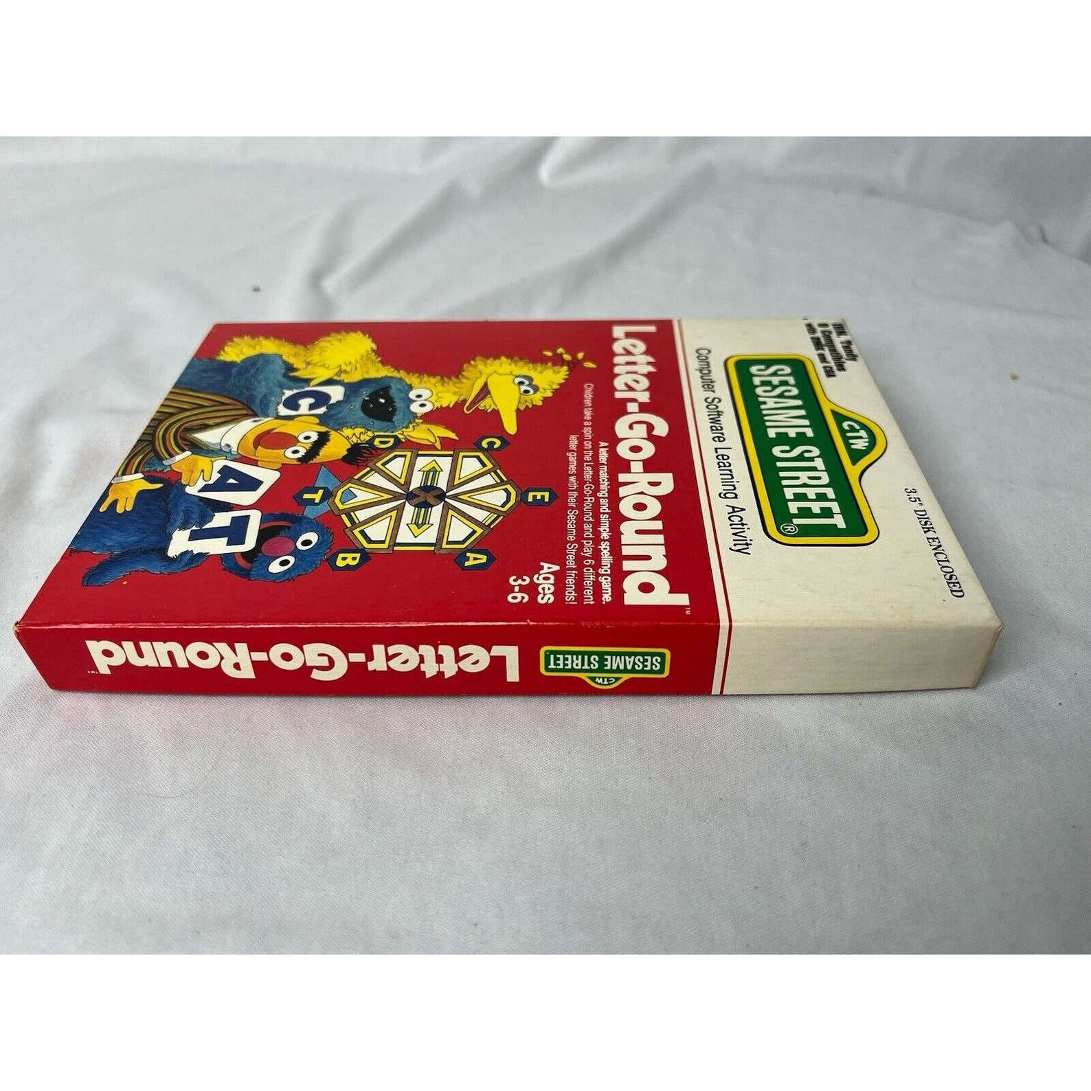Sesame Street Letter-go-round IBM Tandy Computer Game Software W/ Box ...