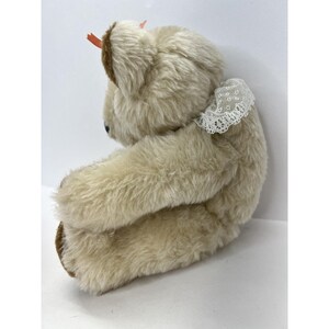 Vintage Artisan Brown Teddy Bear Plush 8” Sitting Handmade Hunchback ...