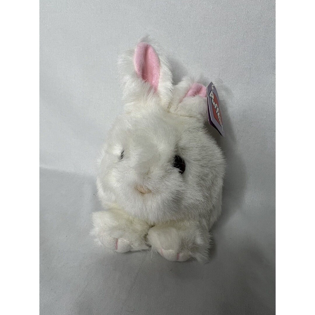 Swibco Puffkins Lucky White Bunny Plush Stuffed Animal Vintage 1997 ...