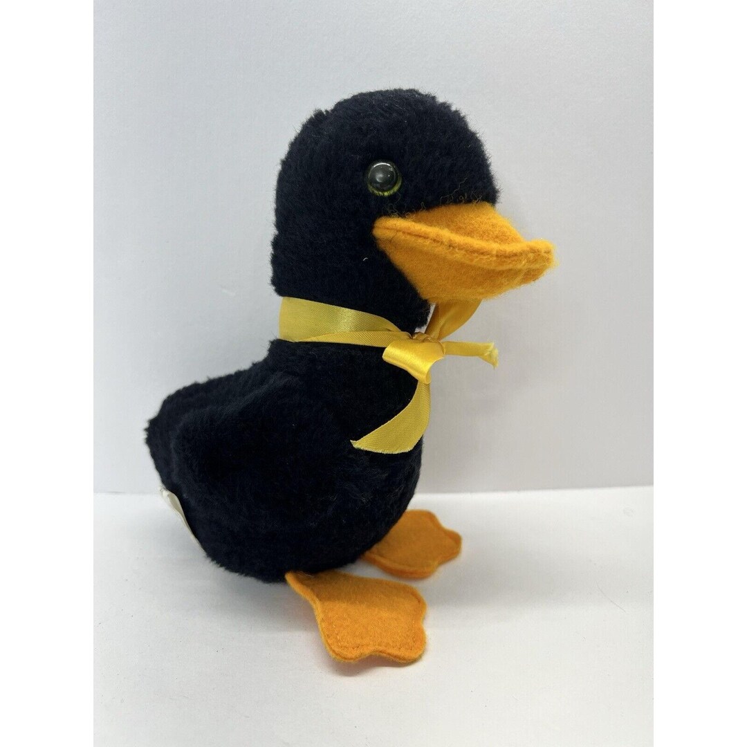 Vintage Knickerbocker Animals of Distinction Black Orange Beak Duck ...