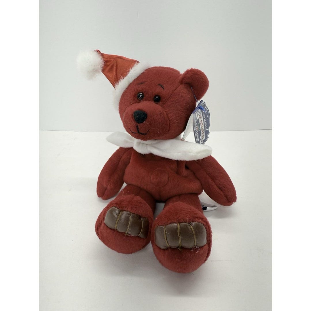 Limited Treasures Holiday Edition Bear Claus 1998 Vintage Red ...