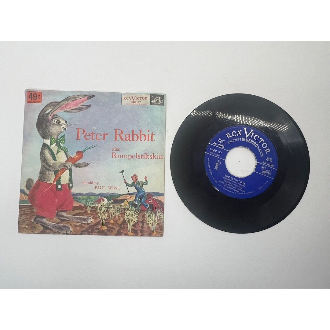 Vintage Peter Rabbit Rumpelstiltskin RPM Record WBY-37 RCA Victor - Etsy