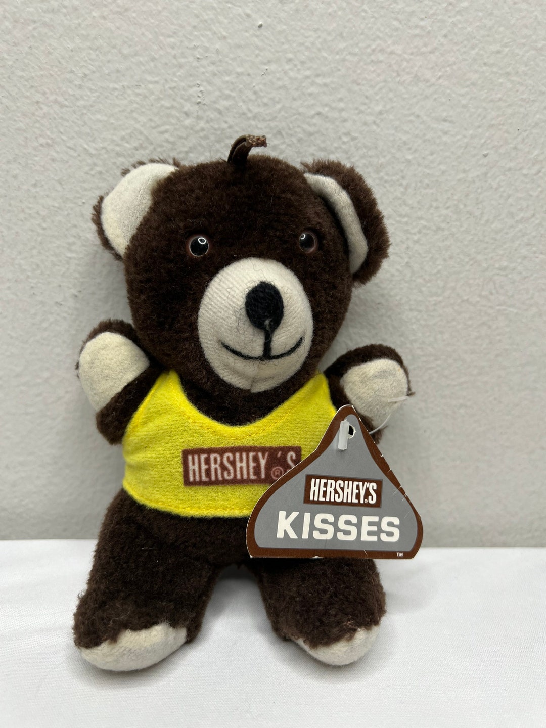 Vintage Hershey Kisses Plush Bear 6.5” Ideal Toys 1982 Stuffed Animal ...