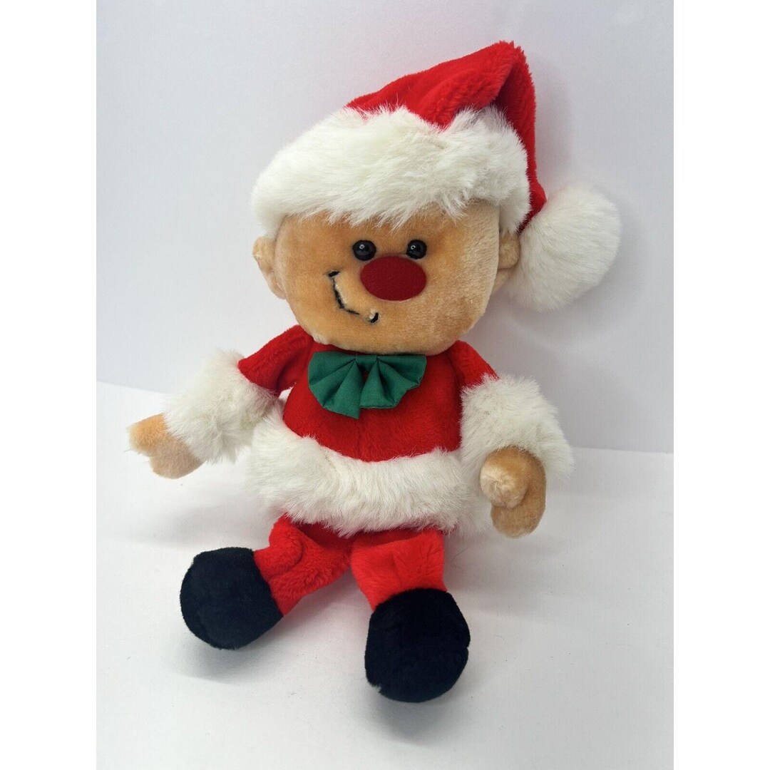 Vintage Santa Elf Plush: Rare Korean Christmas Stuffed Doll (12") - Etsy