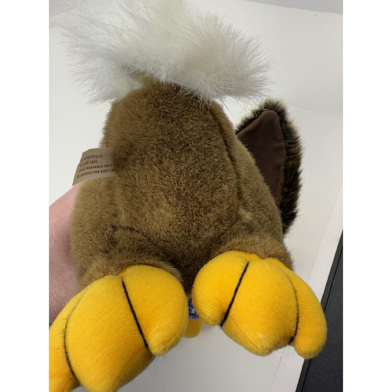 Bald Eagle Plush Logo Bear 12 Inch Point Eagles Removable Blue Shirt ...