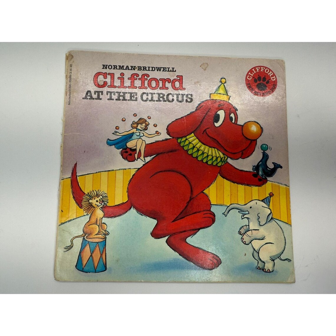 Vintage 1985 Scholastic Books Clifford at the Circus Norman Bridwell - Etsy