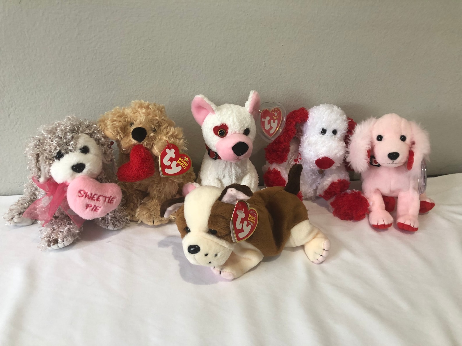 Ty Beanie Babies Choice of Valentines Day Themed Dogs - Etsy