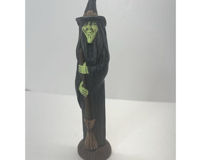 Vintage Halloween Hand Painted Ceramic Skinny Witch Figure 9 Inch - Etsy