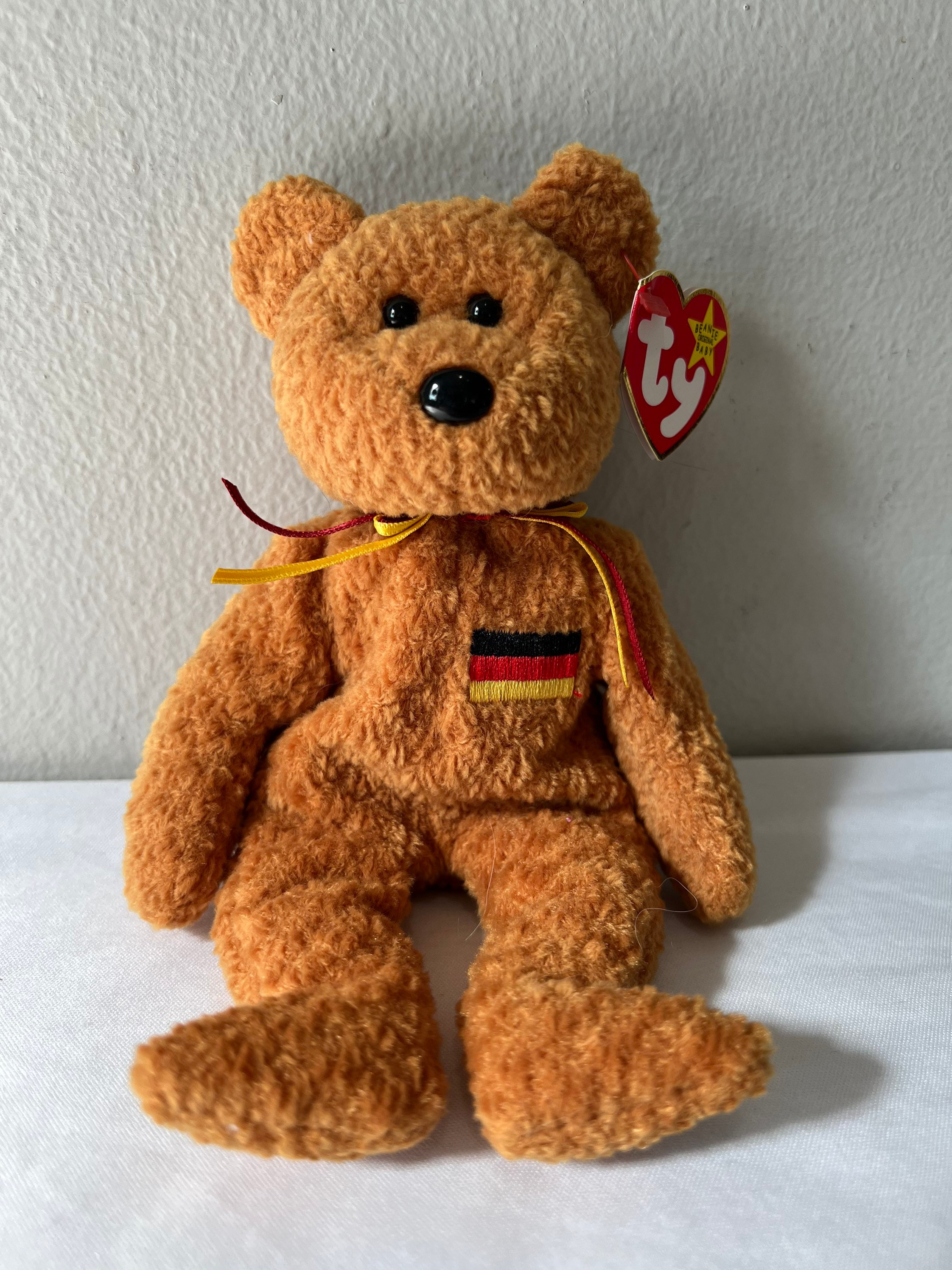 Ty Beanie Babies German Bear Named Germania - Etsy