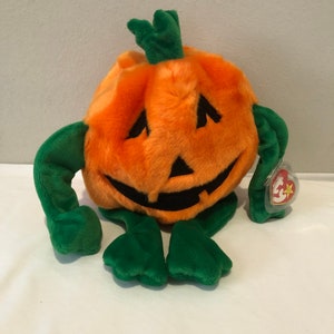 Ty Beanie Buddies Choice of Holiday Bears and Pumpkin, Halo, Holiday ...