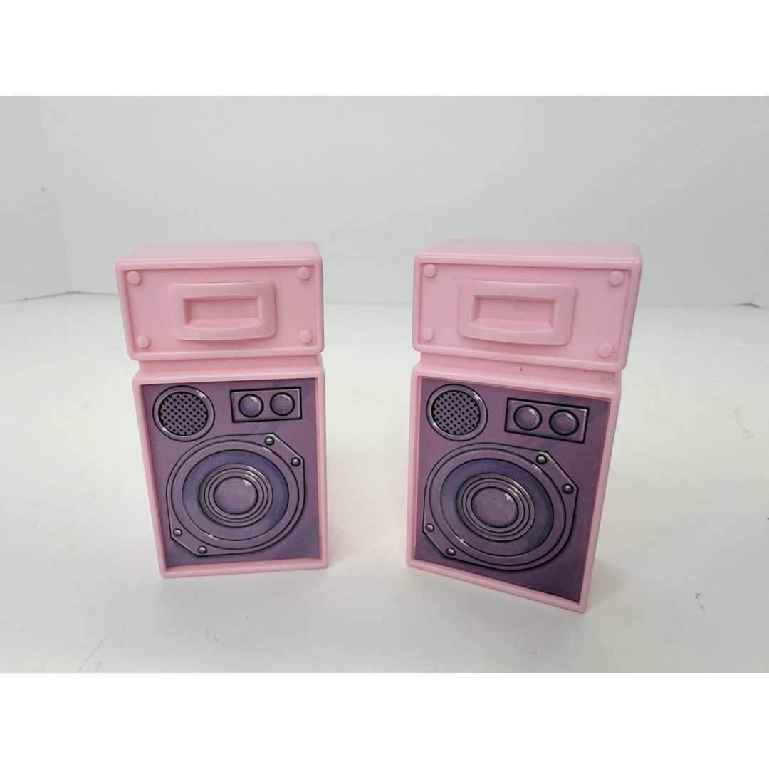 1989 Barbie Home Pink Entertainment Center Playset Doll House TV ...