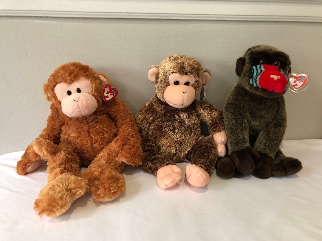 Ty Beanie Buddies Choice of Monkey - Etsy