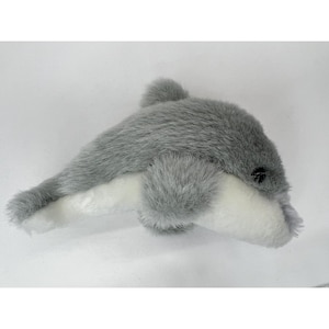 Vintage 7" Wildlife Dolphin Plush Gray & White Stuffed Animal Marine ...
