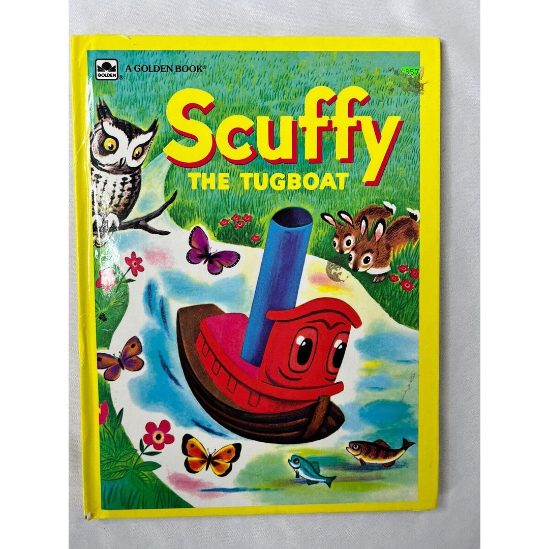 Scuffy the Tugboat and His Adventures Down the River Big Golden Book ...
