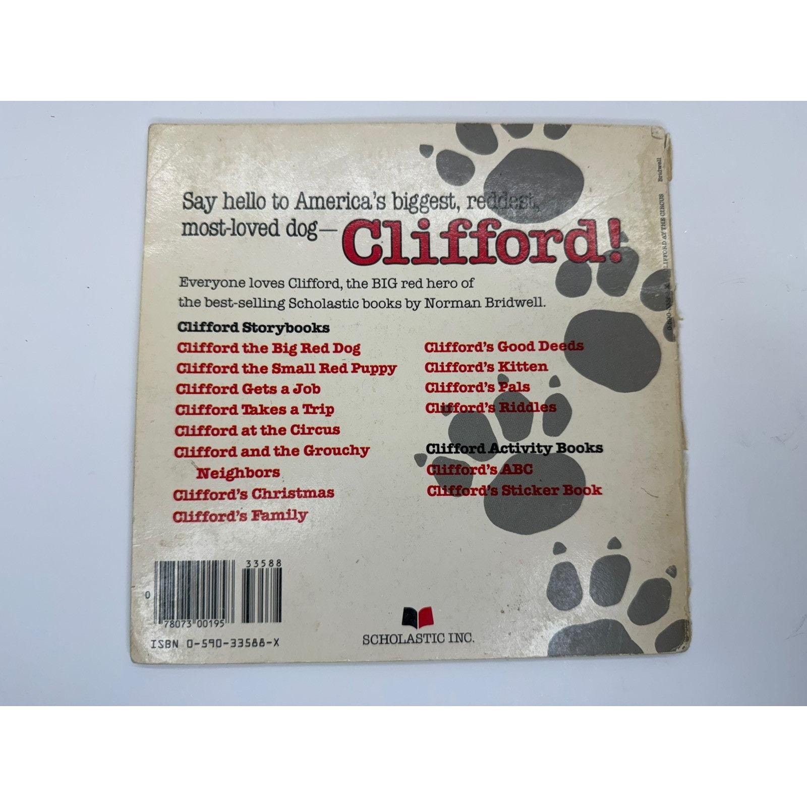 Vintage 1985 Scholastic Books Clifford at the Circus Norman Bridwell - Etsy