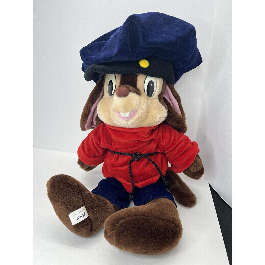 Fievel an American Tail Tale Plush Stuffed Feivel Mouse Fivel Sears ...