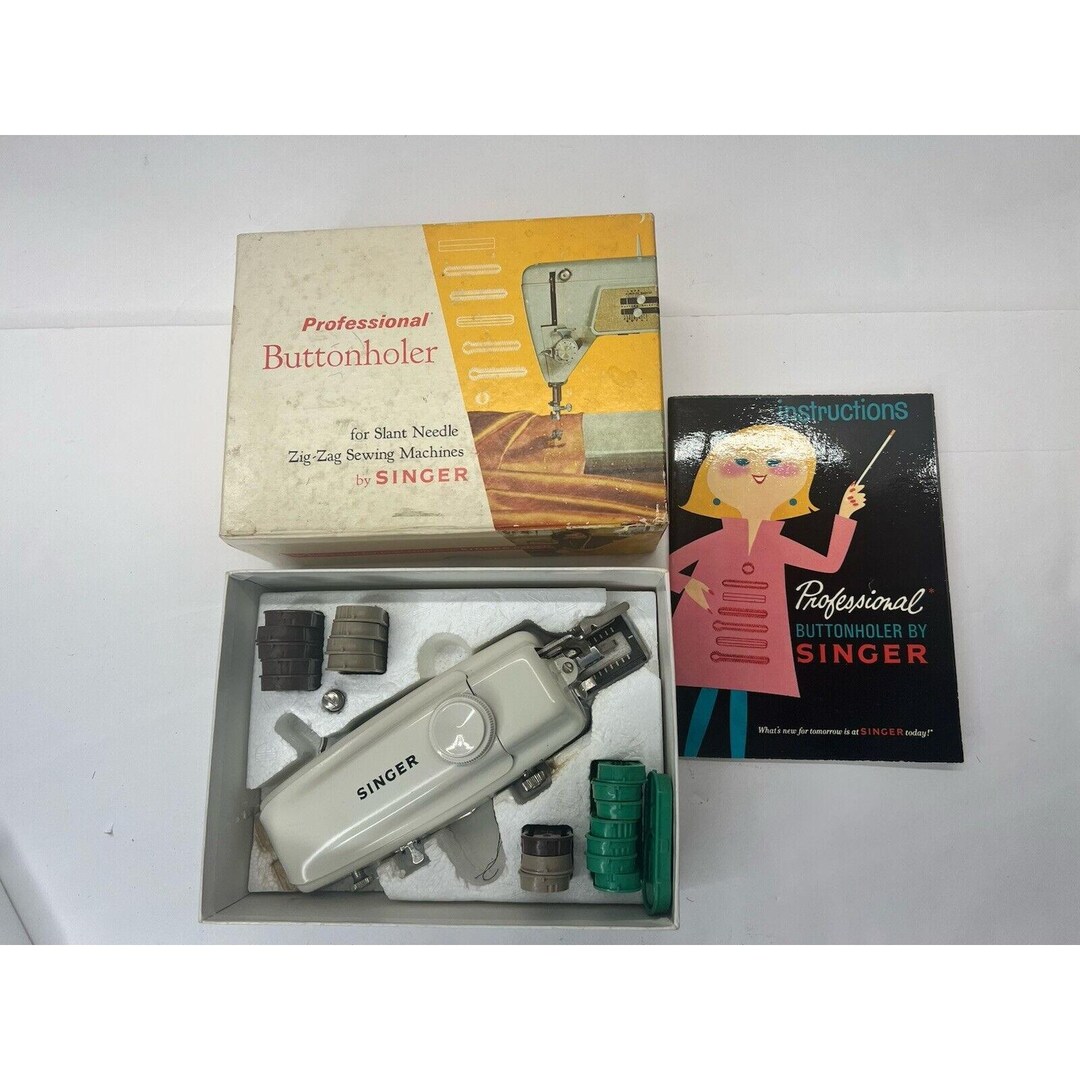 Singer Professional Buttonholer for Slant Needle Zig-zag Sewing ...