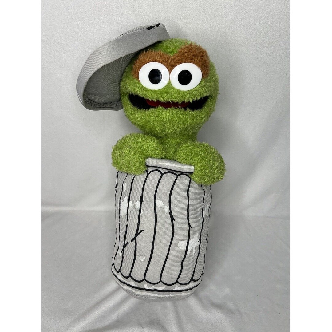 Vintage Nanco 16 Sesame Street Oscar the Grouch Plush 2003 Garbage ...