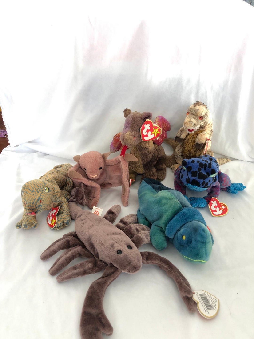Ty Beanie Babies: Reptile & Insect Plush Toys - 90s/2000s Collectibles ...