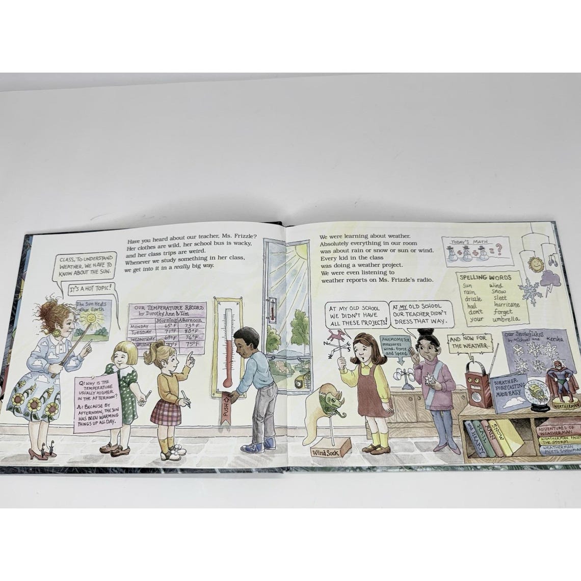 1995 the Magic School Bus Inside A Hurricane Hardcover 1st Edition ...