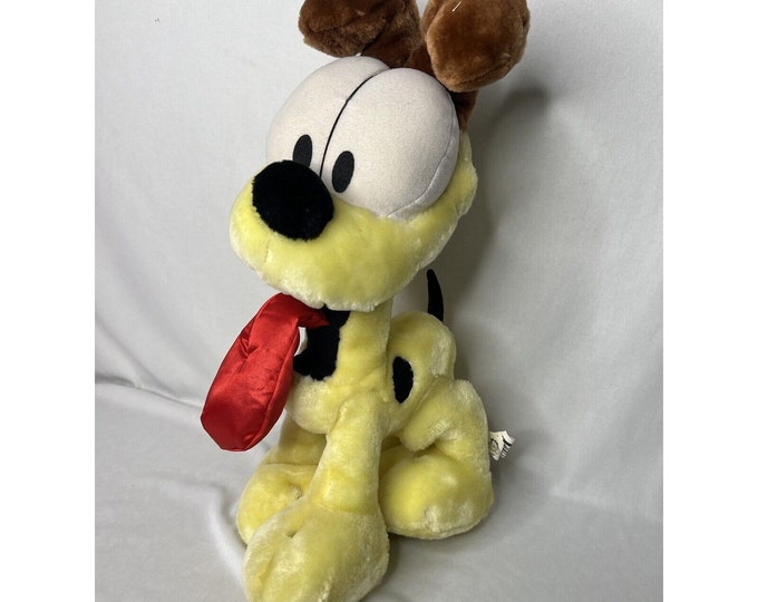 Vintage Odie Garfield Dog Plush 18" Stuffed Animal Play by Play PAWS ...