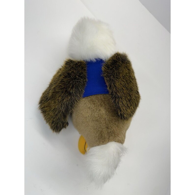 Bald Eagle Plush Logo Bear 12 Inch Point Eagles Removable Blue Shirt ...