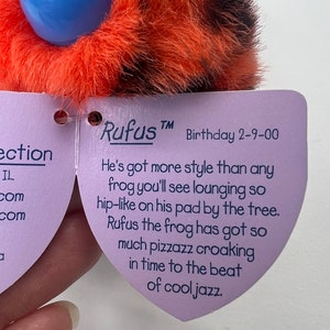 Puffkins 5 Plush Choice of Rufus the Frog, Happy the Smiley Face ...