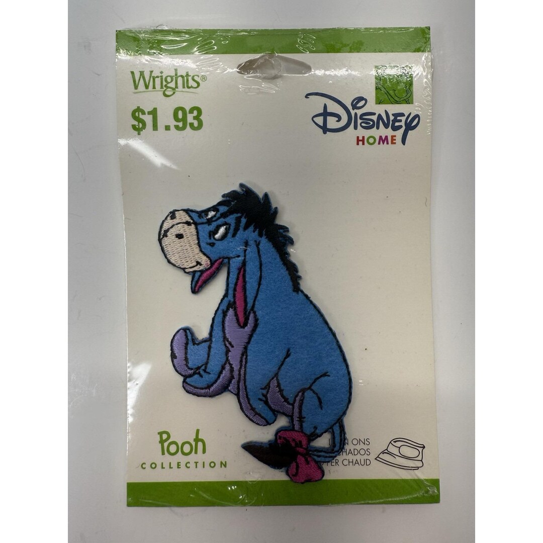 Wrights Disney Home Winnie the Pooh Eeyore Iron on Patch - Etsy