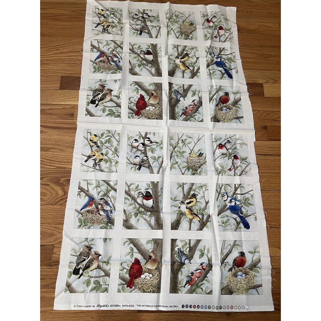Tracy Lizotte beautiful Birds Elizabeths Studio Fabrics Cotton for ...