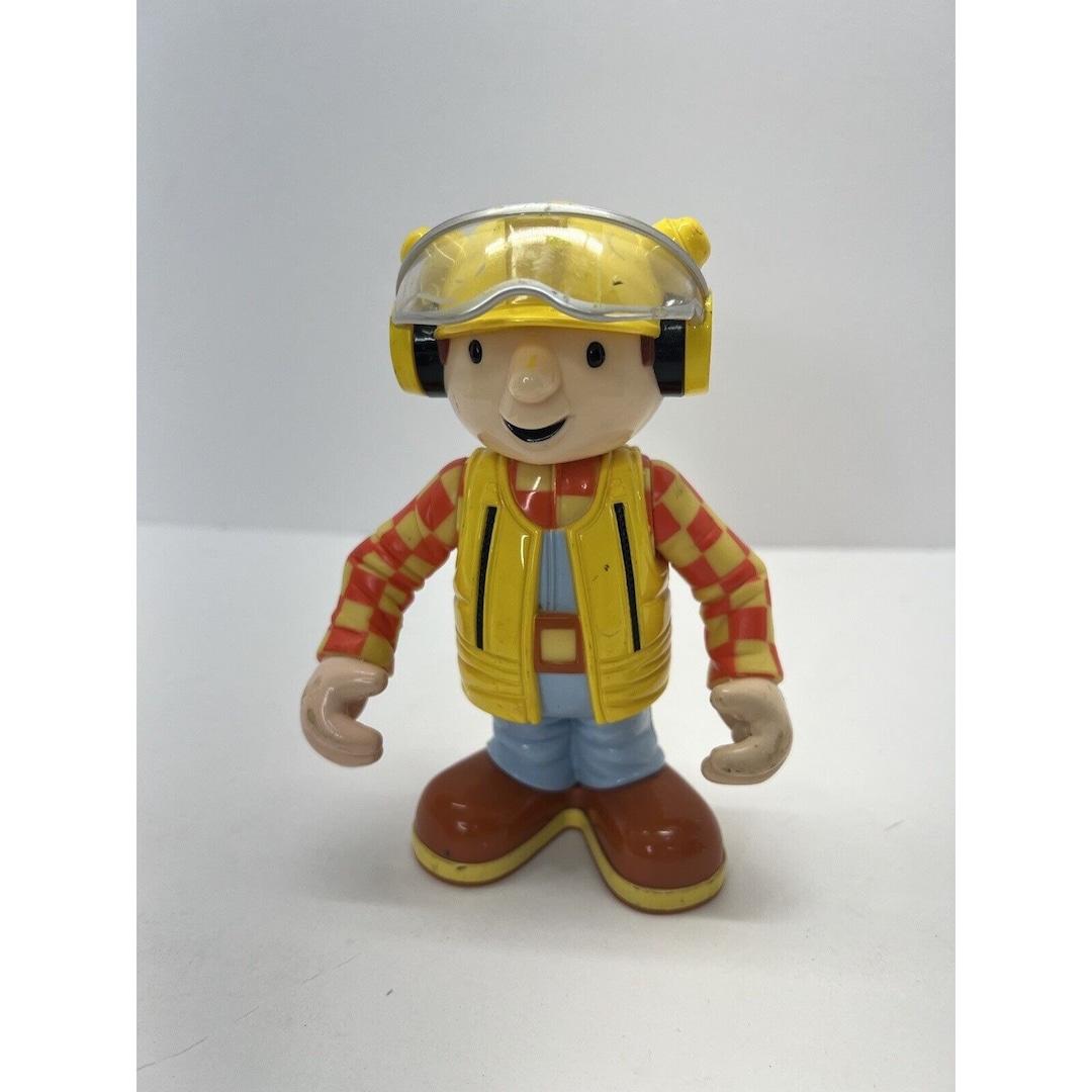 Bob the Builder Adventure Bob Figure Jackhammer Dig'n Fix 2001 Pre ...