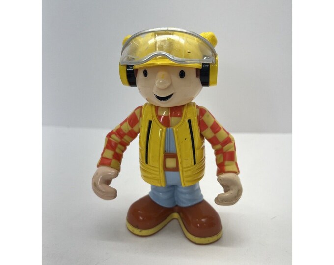 Bob the Builder Adventure Bob Figure Jackhammer Dig'n Fix 2001 Pre ...