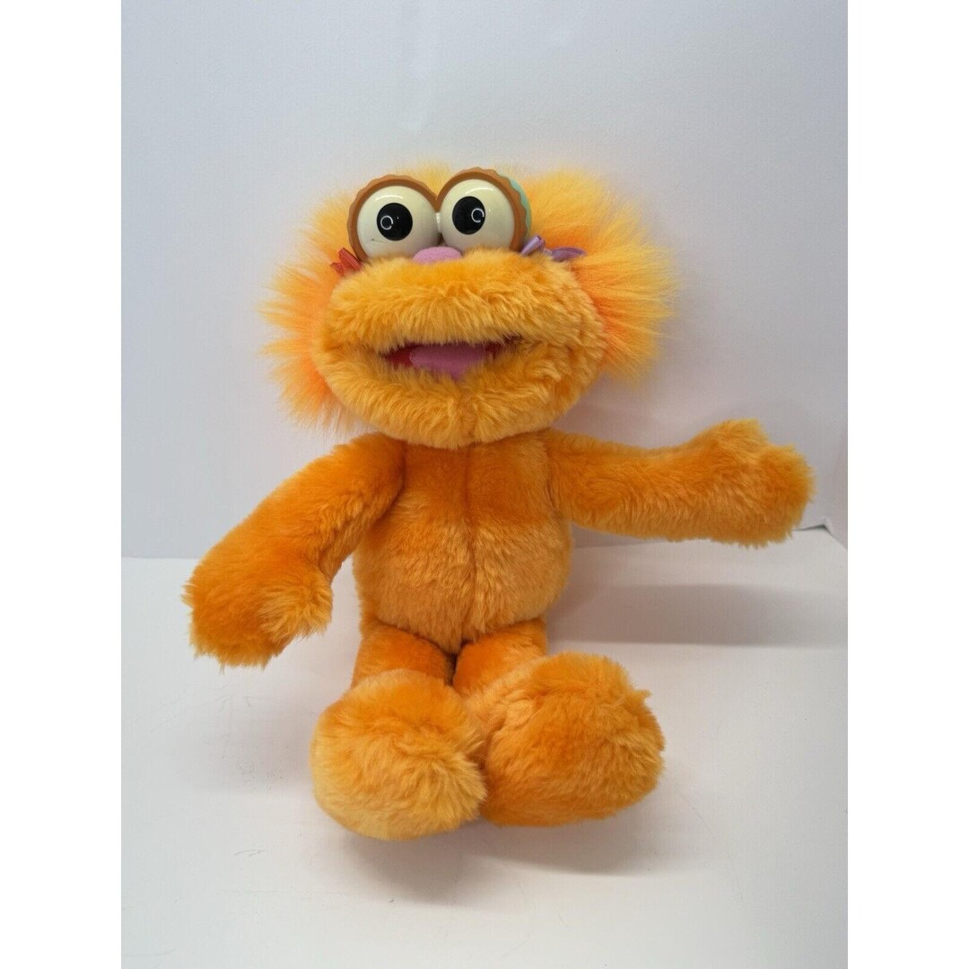 Sesame Street Zoe Plush Orange Muppet Jim Henson Kid Dimension 1994 ...