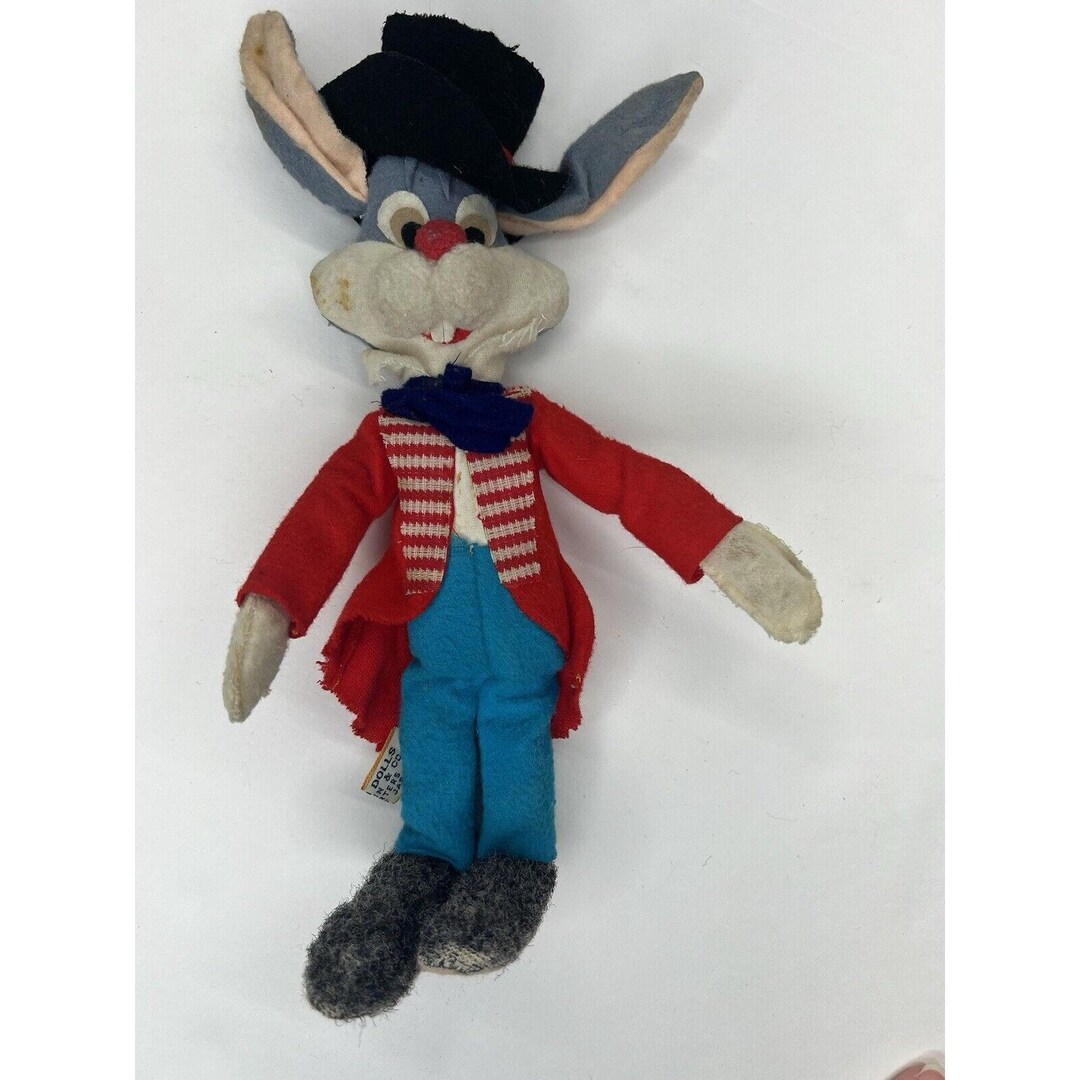 1950's Dakin Dream Pets Doll Frontier Uncle Sam Rabbit Bendable Plush ...