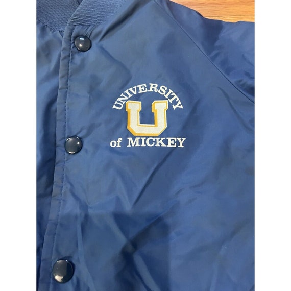 Vintage Chalk Line Mickey Mouse University Blue Bombe… - Gem