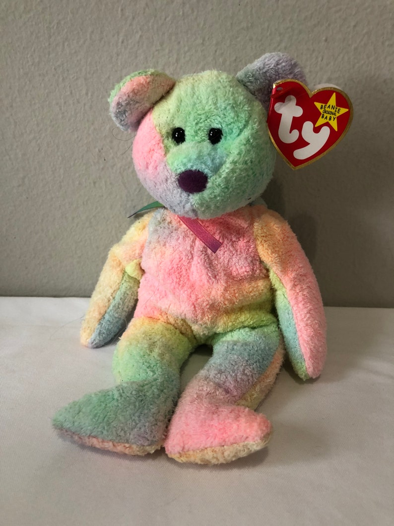 Ty Beanie Babies. Choice of Tye Dye Bear Group 2 | Etsy