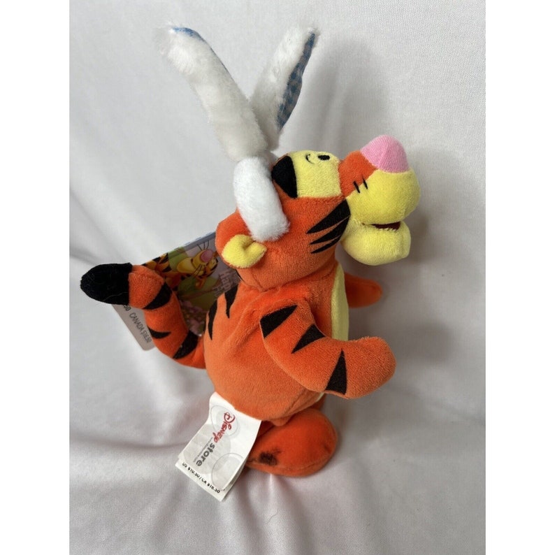 Disney Store Tigger Happy Hopper With Bunny Ears 8" Tall Wind-up Plush ...
