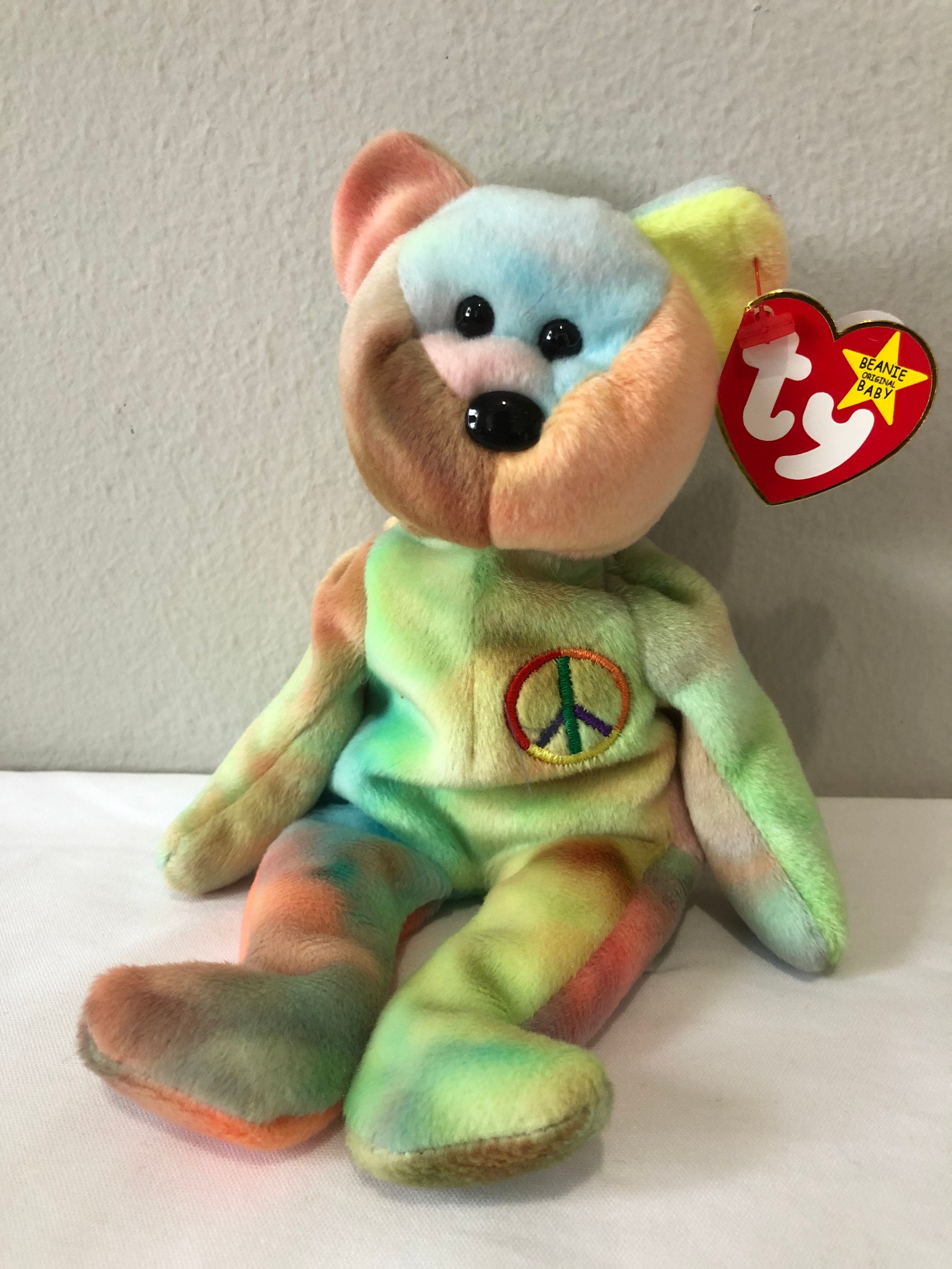 Ty Beanie Babies. Choice of Tye Dye Bear Group 2 | Etsy Canada