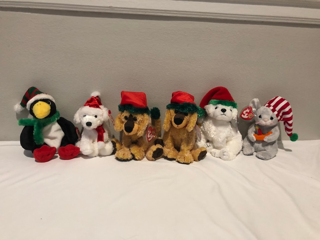 Ty Beanie Babies Choice of Christmas, Holiday, Winter Themed Beanies ...