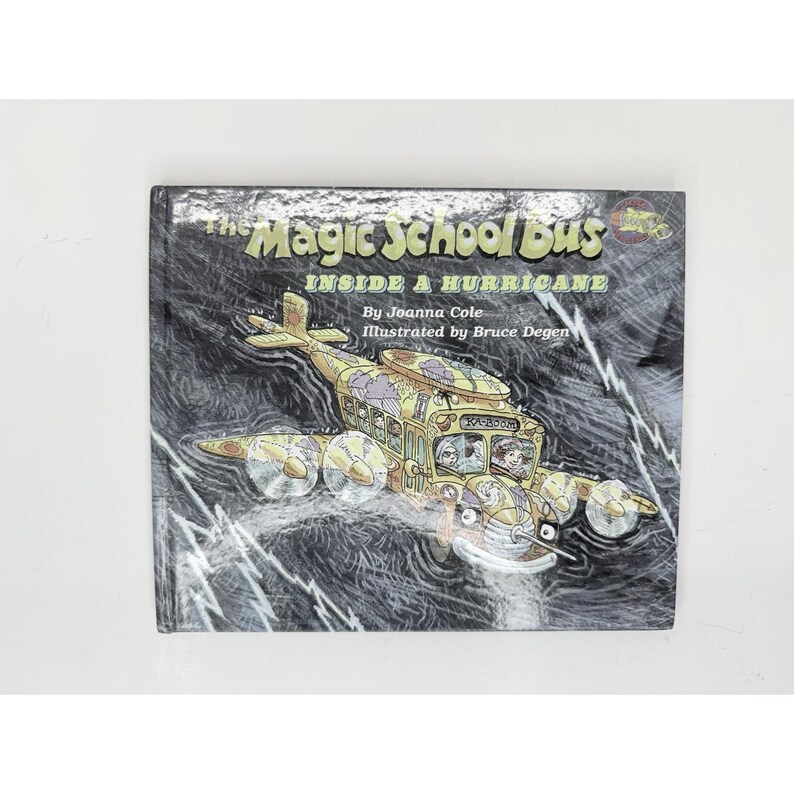 1995 the Magic School Bus Inside A Hurricane Hardcover 1st Edition ...
