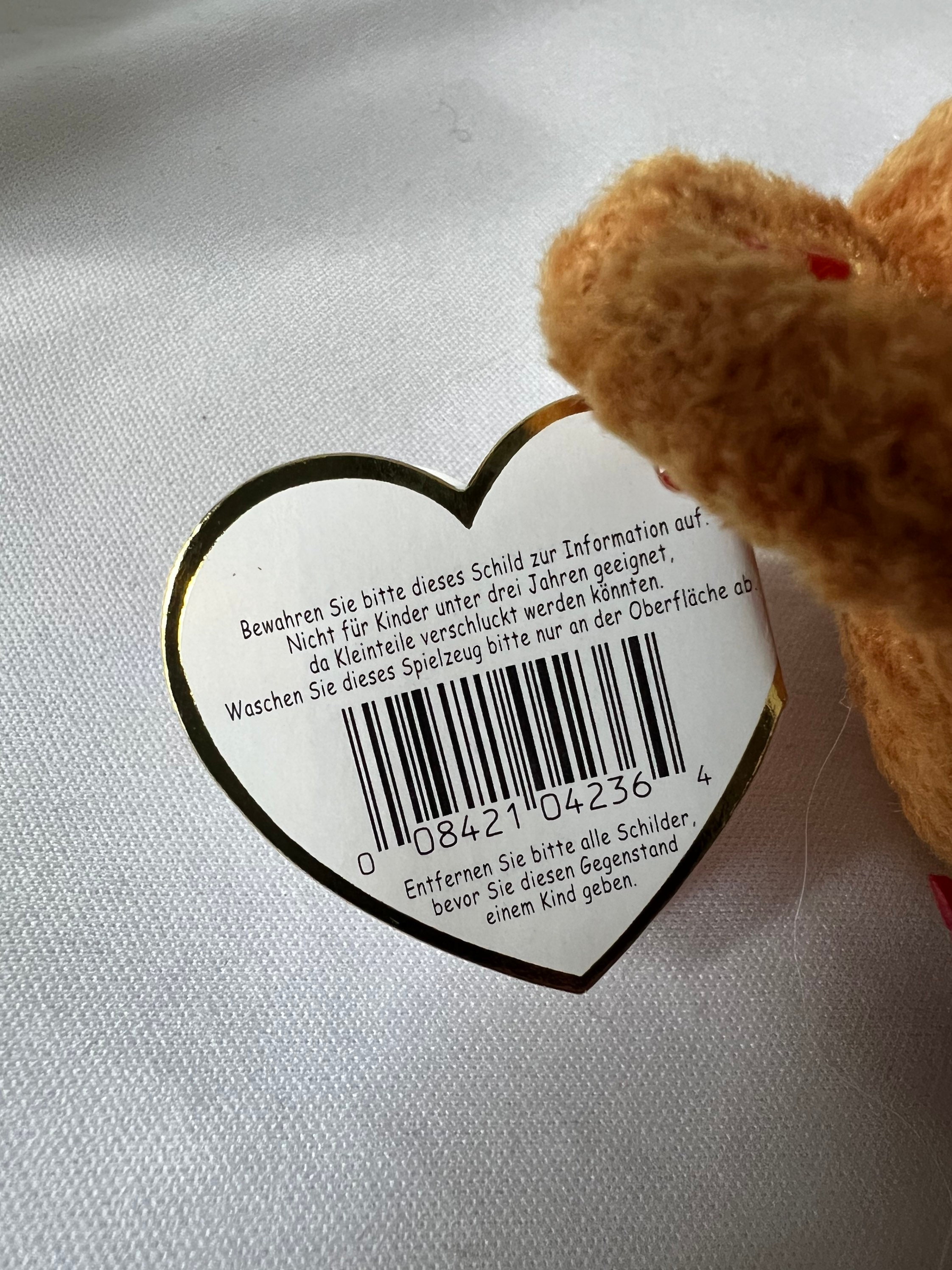 Ty Beanie Babies German Bear Named Germania - Etsy