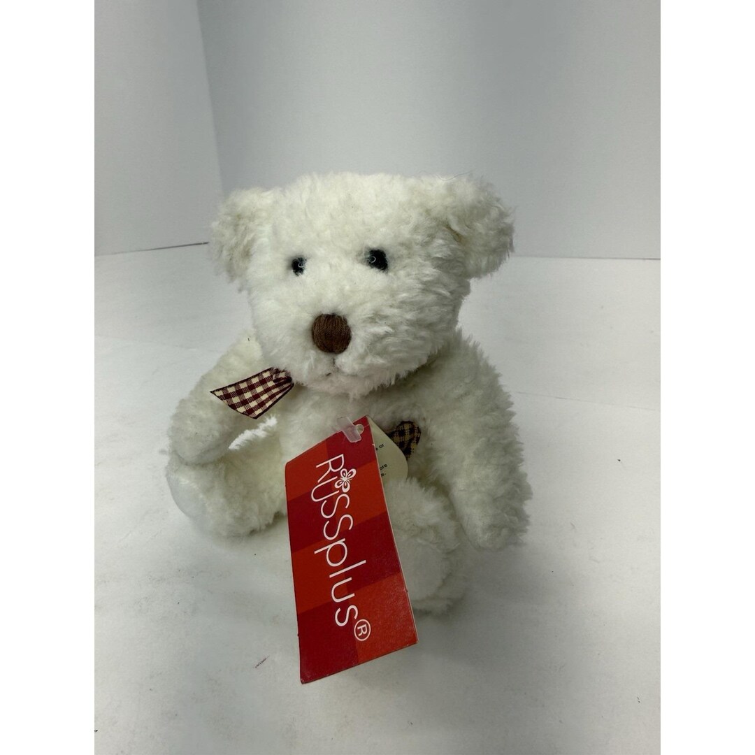 Vintage Russ Berrie True Hear Teddy Bear the Heartwarmer Collection 5 ...