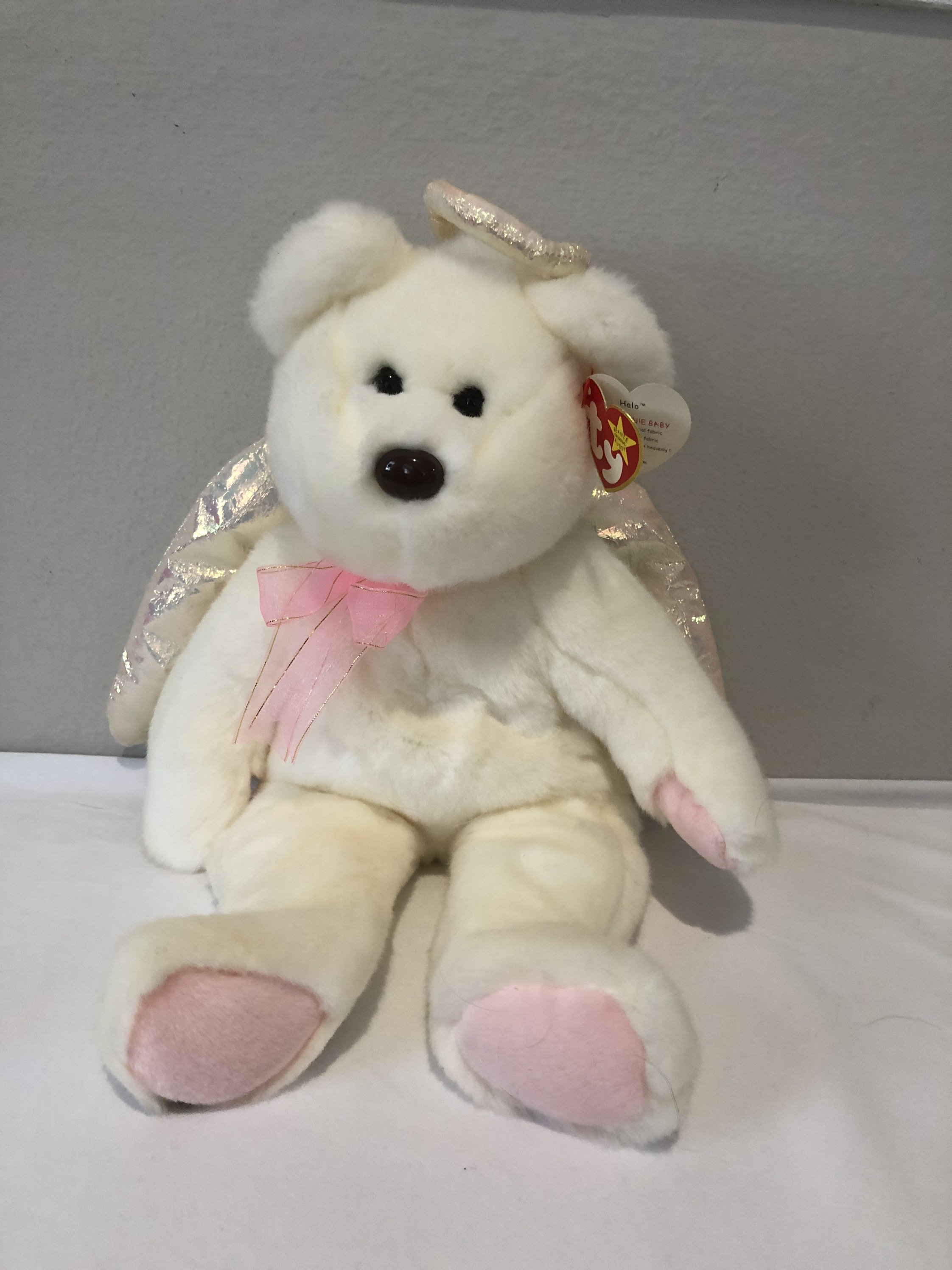 Ty Beanie Buddies Choice of Holiday Bears and Pumpkin, Halo, Holiday ...