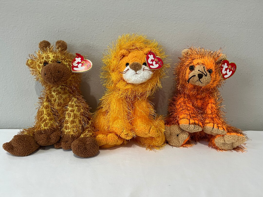 Ty Punkies Choice of Wild Safari Animal - Etsy