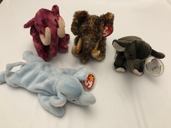 Ty Beanie Babies Choice of Elephants - Etsy
