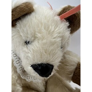 Vintage Artisan Brown Teddy Bear Plush 8” Sitting Handmade Hunchback ...