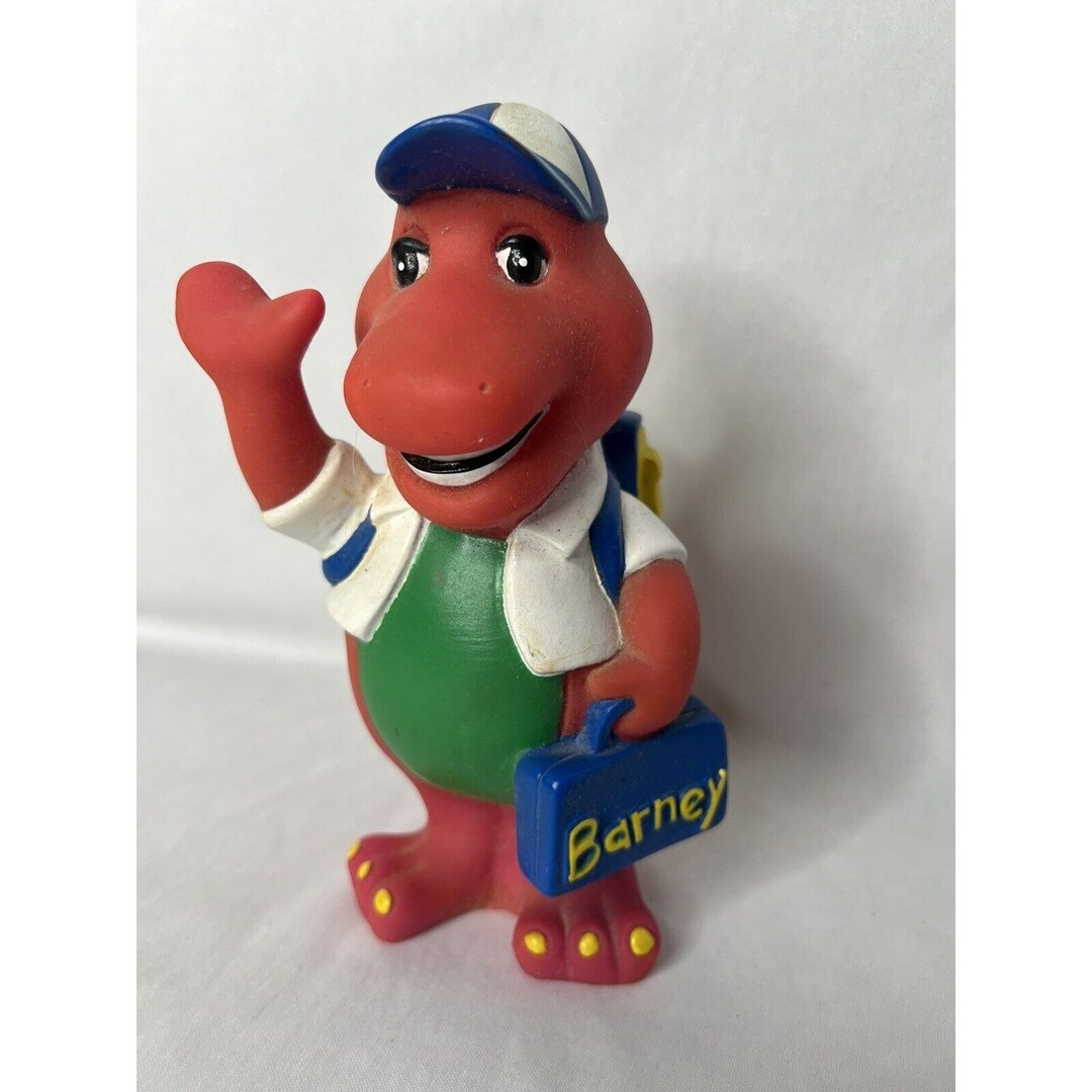 Vintage 1992 Barney Purple Dinosaur Coin Piggy Bank Back to School With ...