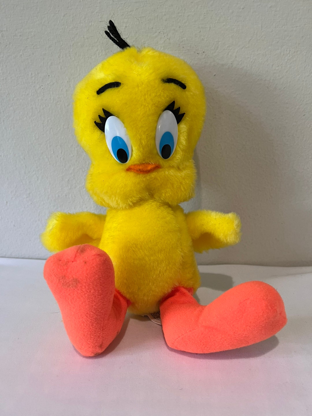 Looney Tunes Tweety Bird 1971 Vintage Plush Stuffed Animal Toy Mighty ...