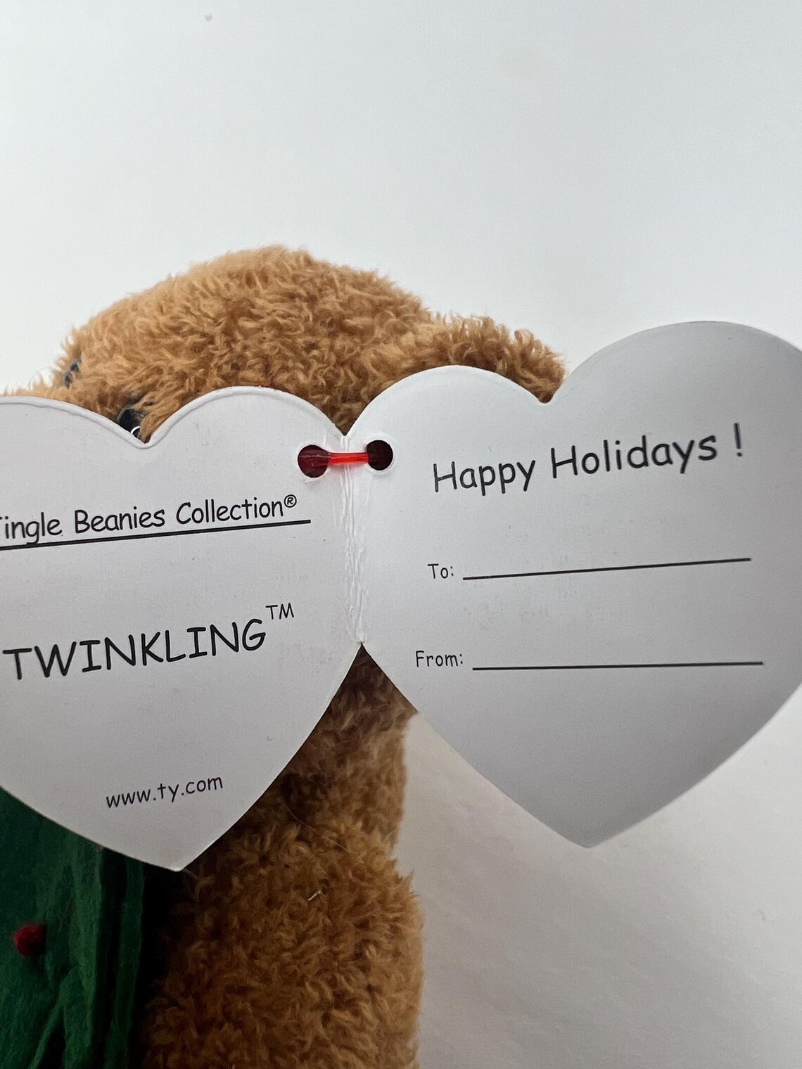 Choice of Ty Jingle Beans Beanie Babies Tinsel, Twinkling, and Freezer ...