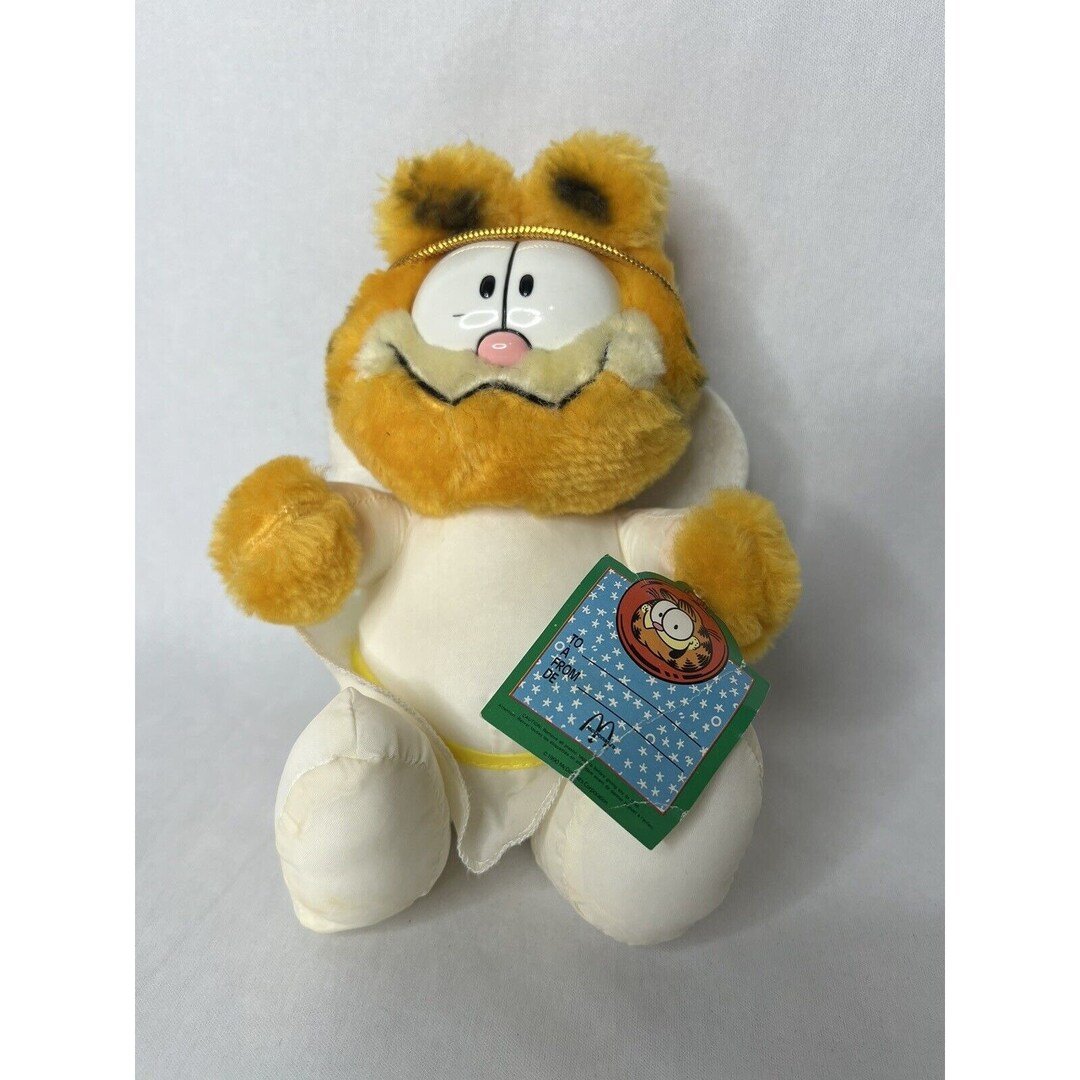 Vintage 1990 Garfield 8 Inch Angel Christmas Plush - Etsy